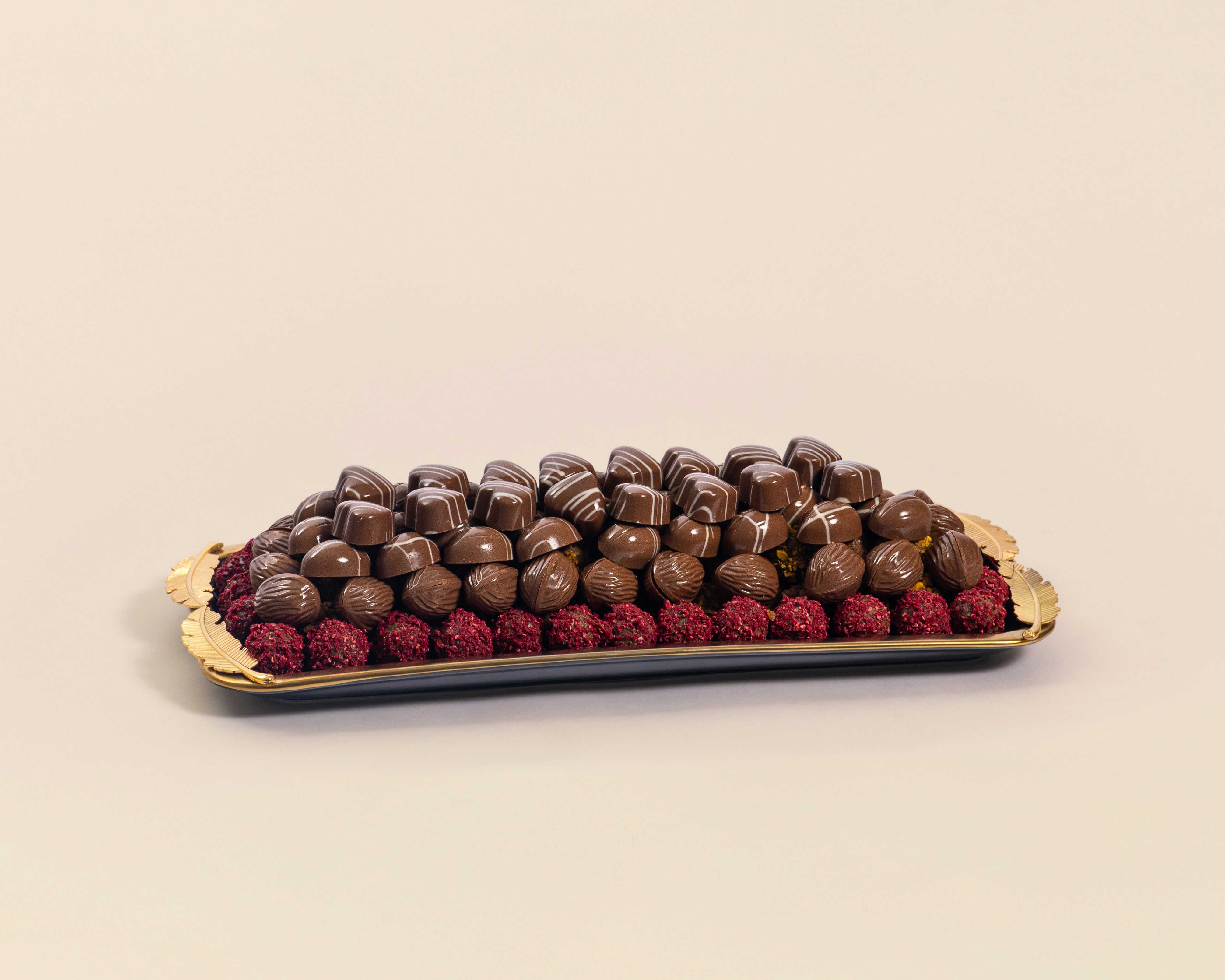 Premium Rectangle Black Assorted Chocolate Plate – MAIA